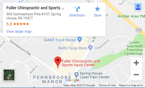 Back Pain Spring House PA - Fuller Chiropractic and Sports Injury Center